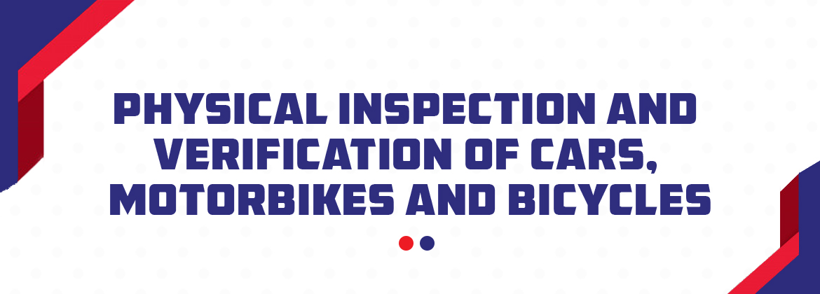 Physical Inspection and Verification of Cars, Motorbikes and Bicycles ...