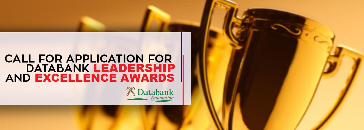 Call for Application for Databank Leadership and Excellence Awards ...